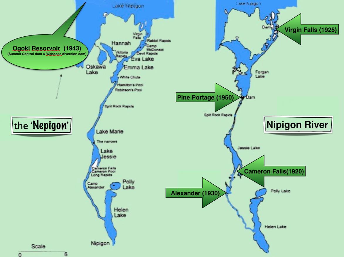 Lake Nipigon Map Digital Nipigon Area Map Version Two Northwest